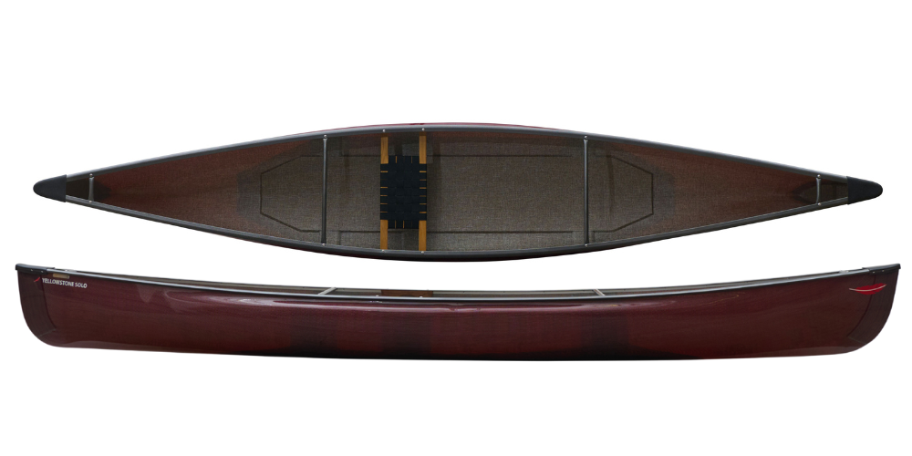 Yellowstone Solo Canoe – Lightweight Composite Canoe for Solo Paddling ...